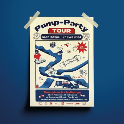 Pump Party Tour 2024 Etape 1 Raon l'Etape